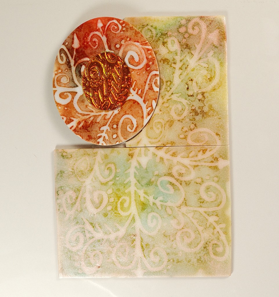 Coloring Translucent Polymer Clay with Alcohol Inks - The Blue Bottle Tree