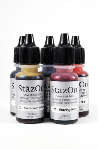 Using Alcohol Inks with Polymer Clay - The Blue Bottle Tree