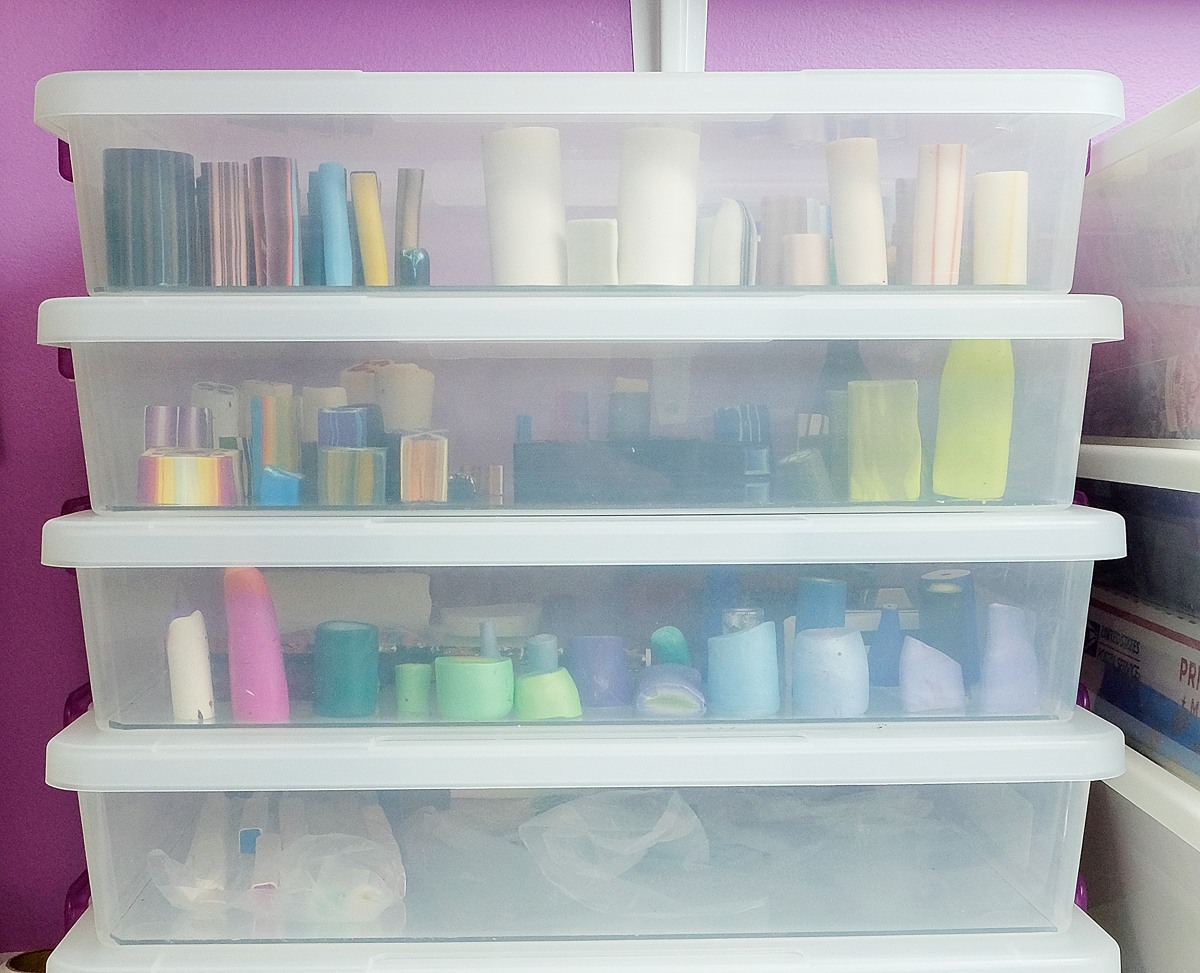A Great Way to Store Polymer Clay Canes - The Blue Bottle Tree