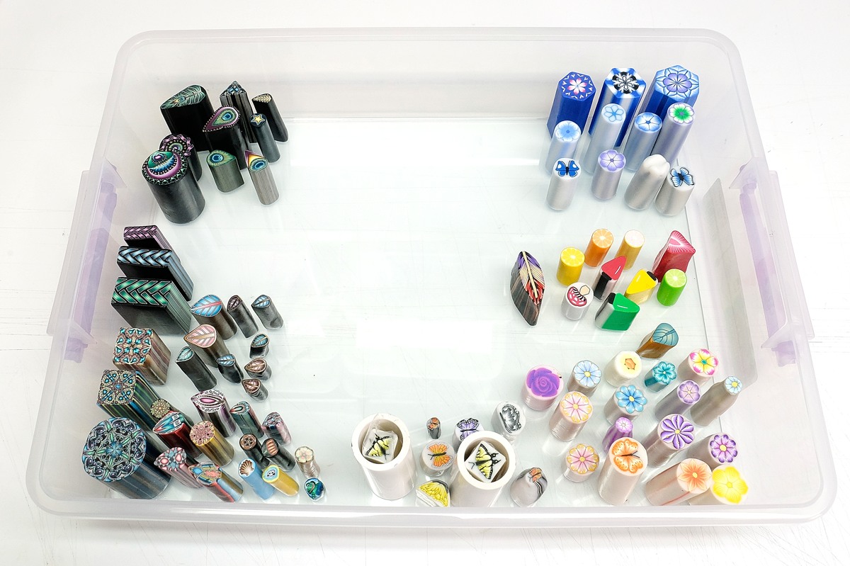 What is a Polymer Clay Cane? - The Blue Bottle Tree