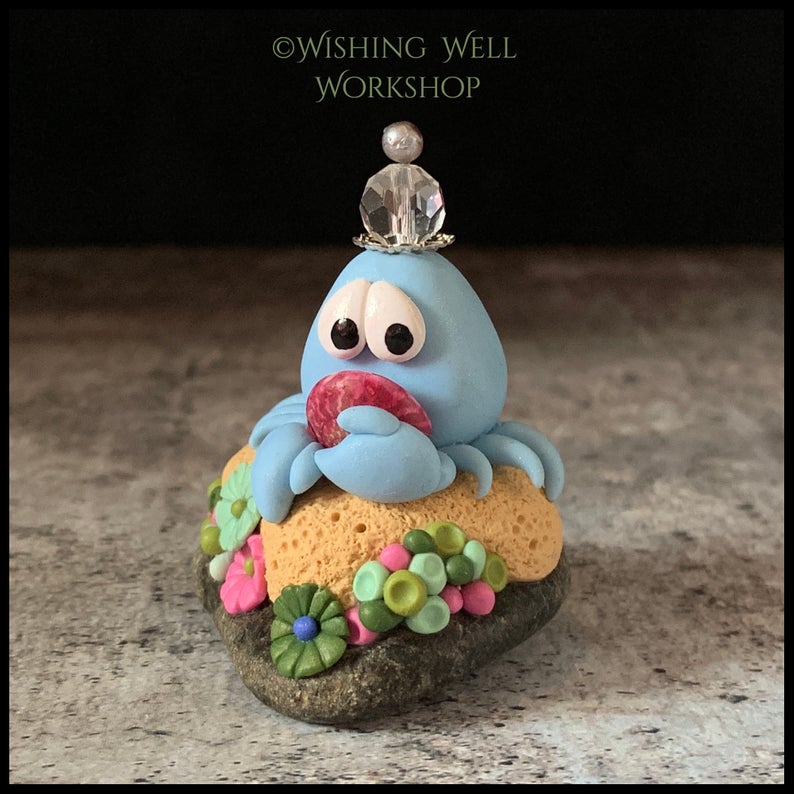 Look, we need to talk about painting polymer clay - The Blue Bottle Tree