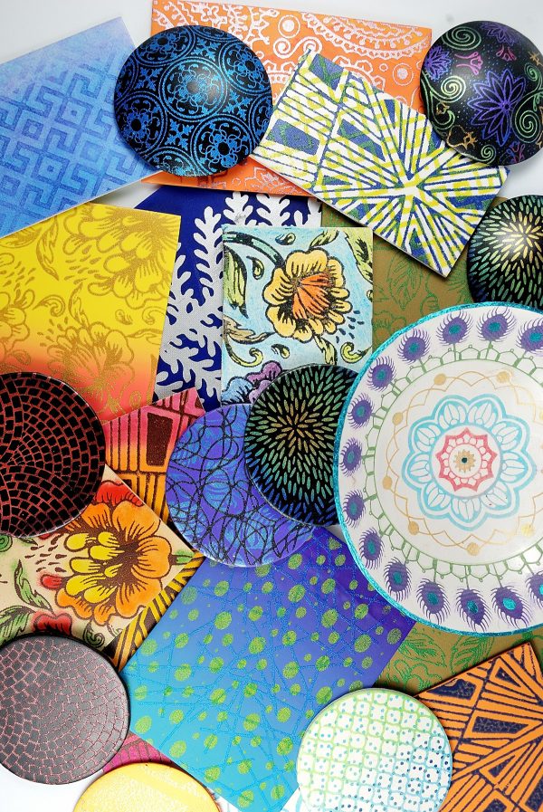 Make Your Own Silkscreens for Polymer Clay - The Blue Bottle Tree