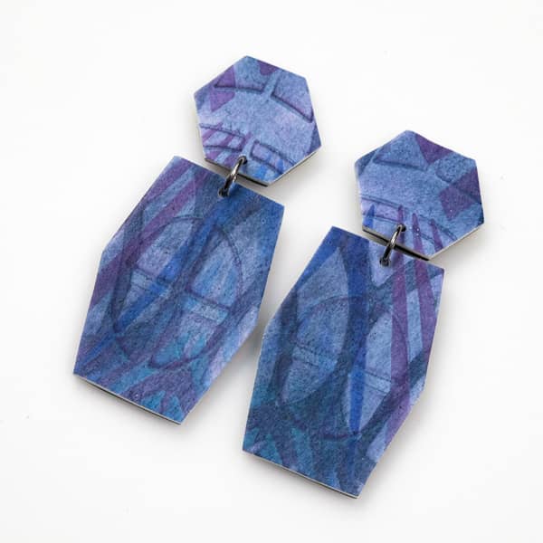 Surface Patterns in Polymer Clay - The Blue Bottle Tree