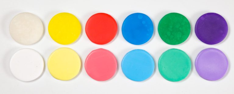 Colored Translucent Polymer Clay - The Blue Bottle Tree